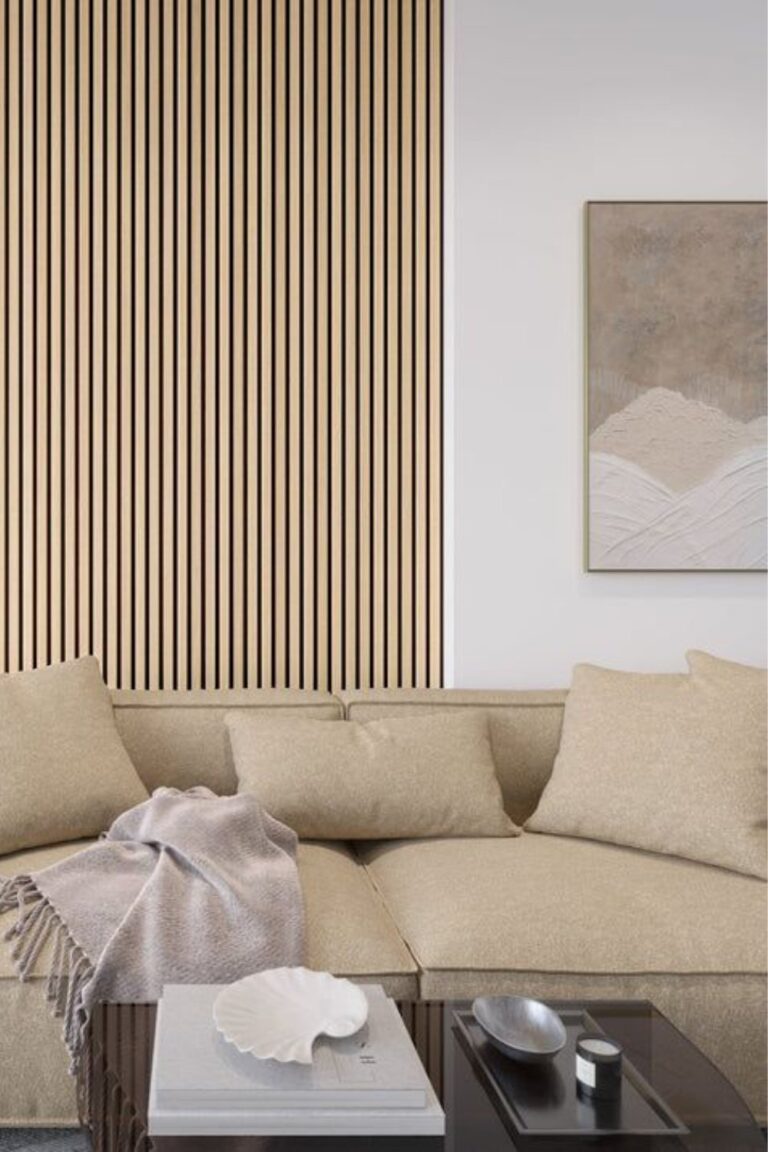 Wash Oak Acoustic Wall Panel - THE PANEL & PAPER CO