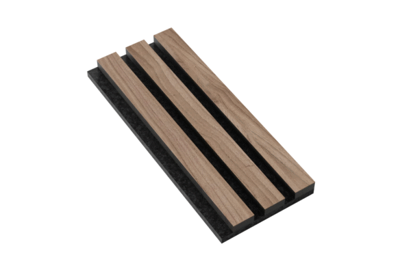 Walnut Acoustic Wall Panel Sample - THE PANEL & PAPER CO