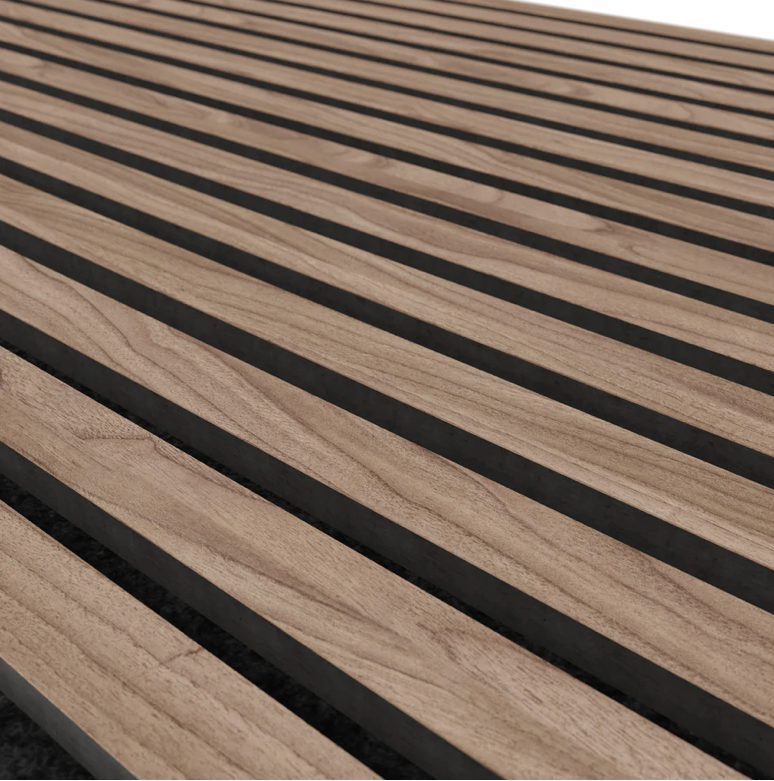 Walnut Acoustic Wall Panel Sample - THE PANEL & PAPER CO