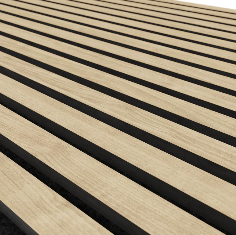 Wash Oak Acoustic Wall Panel Sample - THE PANEL & PAPER CO